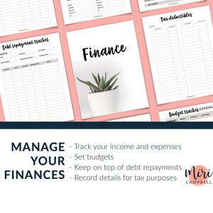 Printable Business Planner, Small Business Planner Printable, Home ...