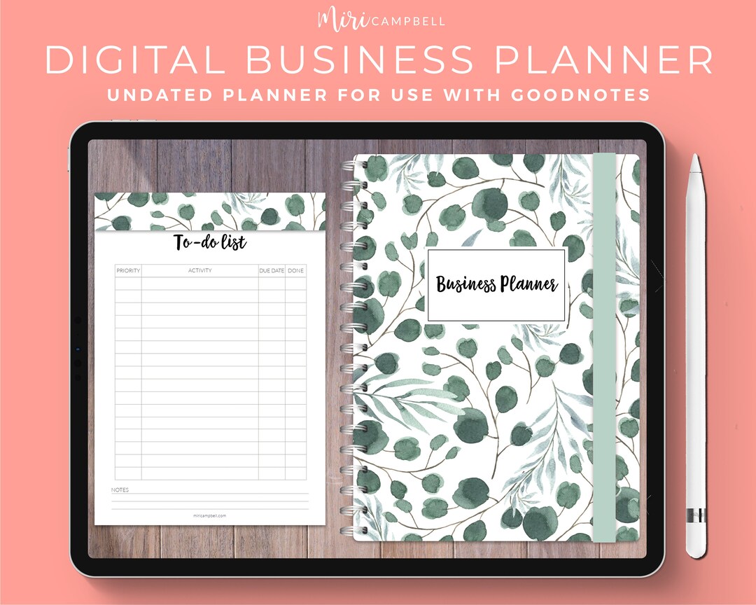 Digital Business Planner: Goodnotes iPad Planning (PDF Download) - Etsy