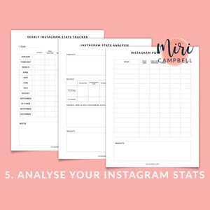 Instagram Planner, Printable Instagram Planner, Instagram Planning ...