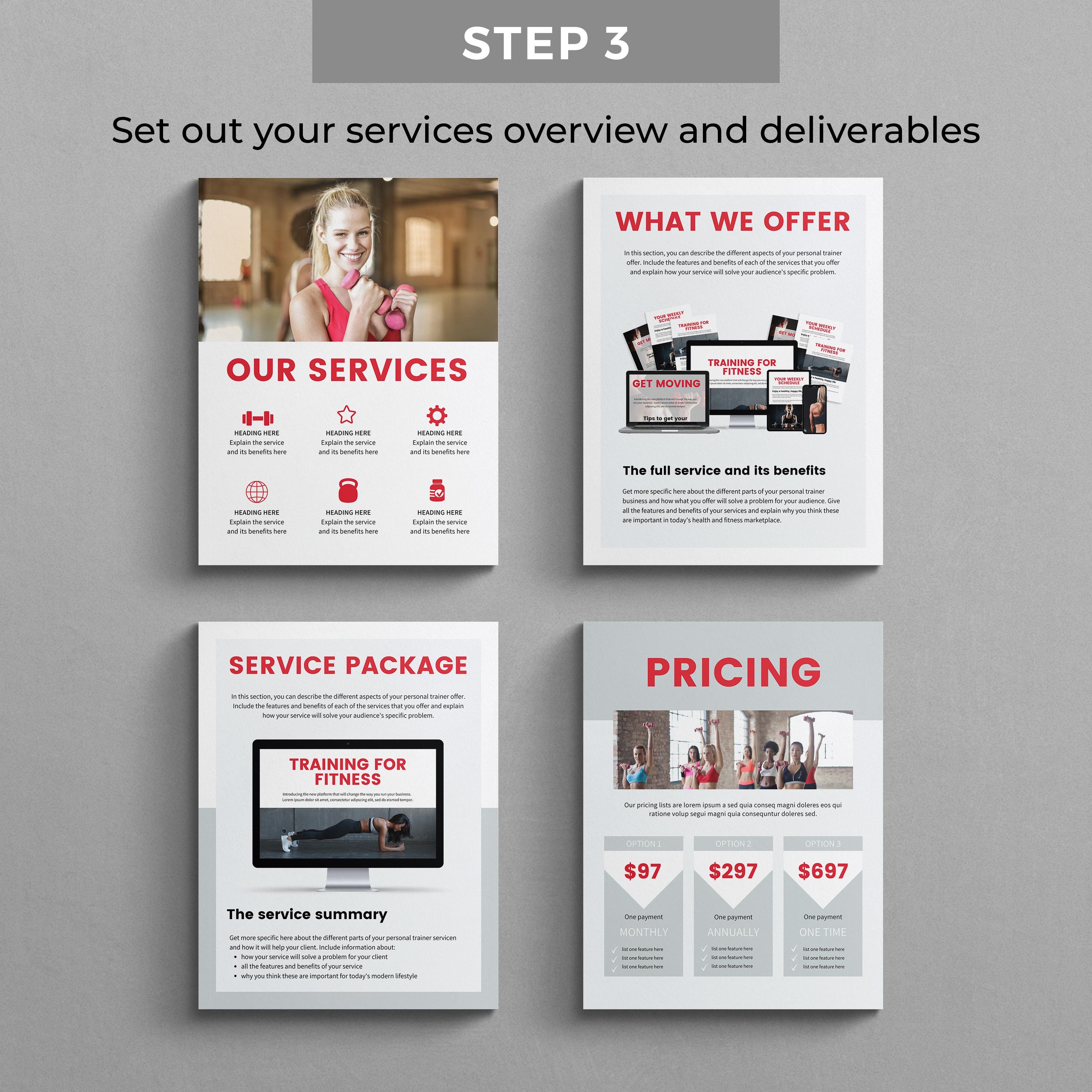 Personal Trainer Client Welcome Packet: Fitness Business Canva Template ...