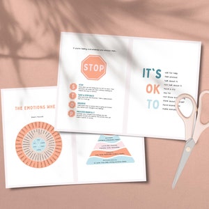 Anxiety Coping Skill Flashcard Canva Templates, Anxiety Coping Skill ...