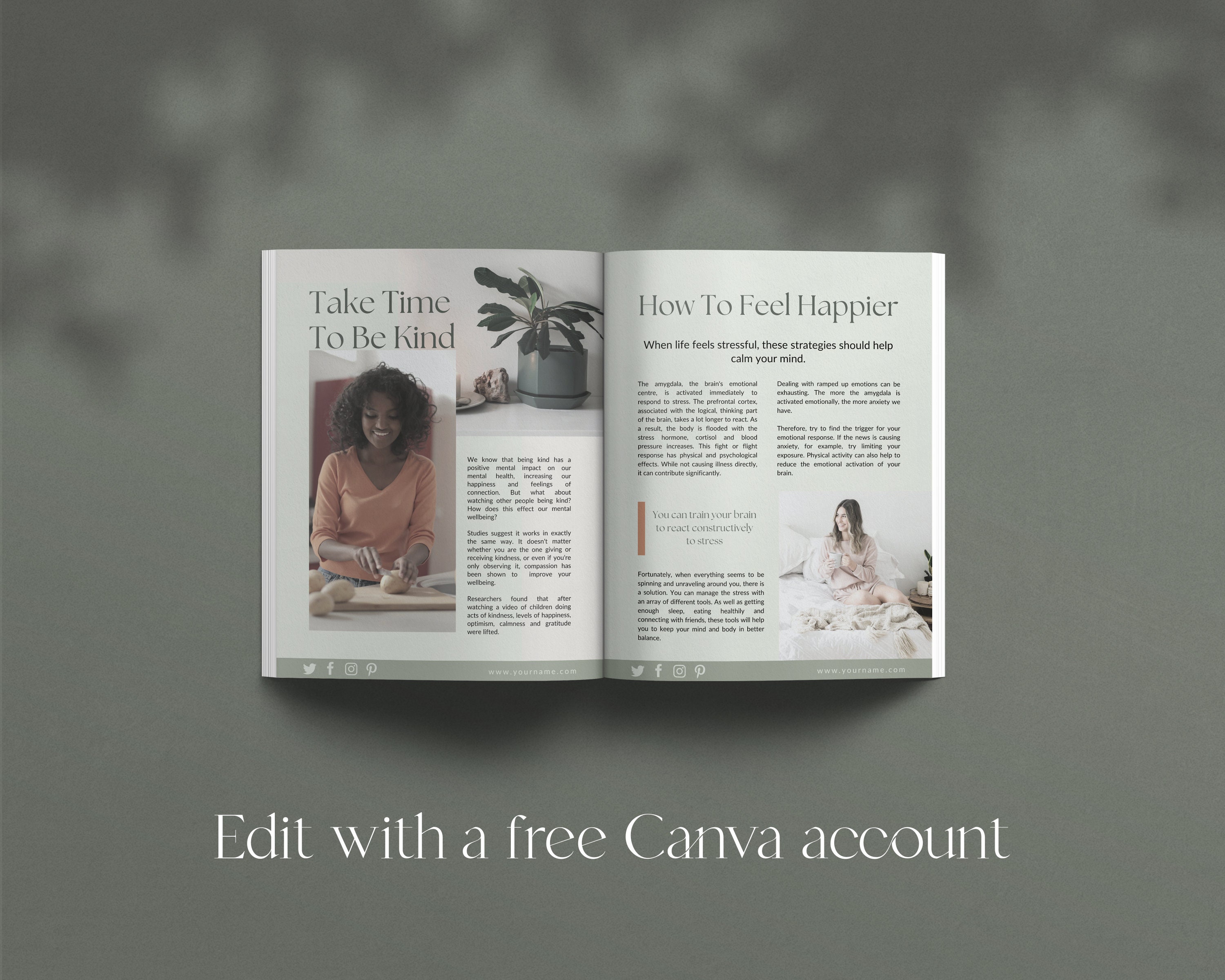 Health and Wellness Canva Template Health Workbook Template - Etsy ...