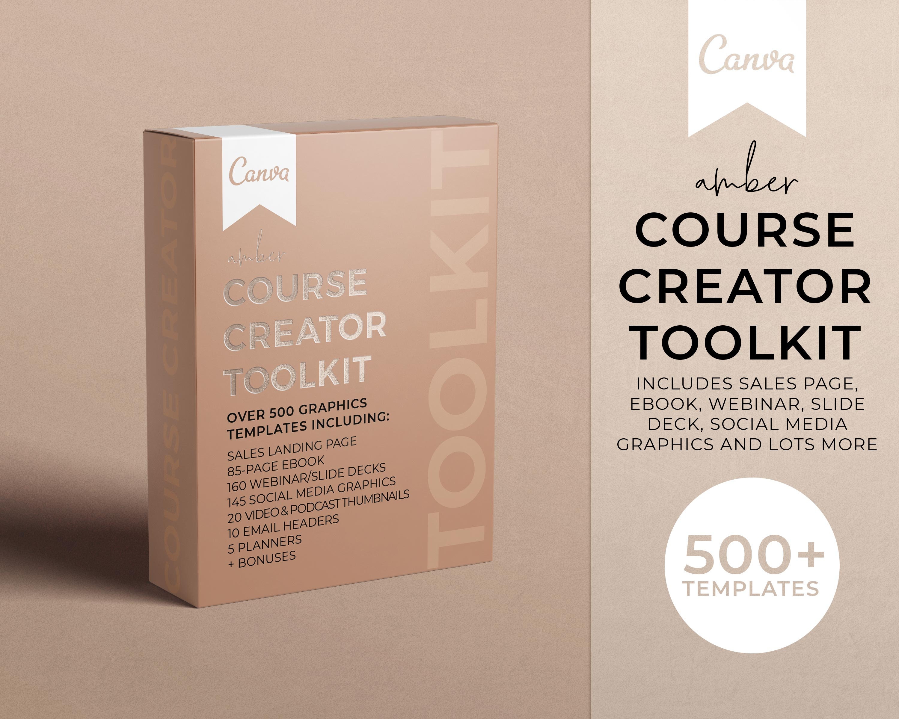 Canva Course Creator Toolkit Online Course Marketing Bundle - Etsy Canada