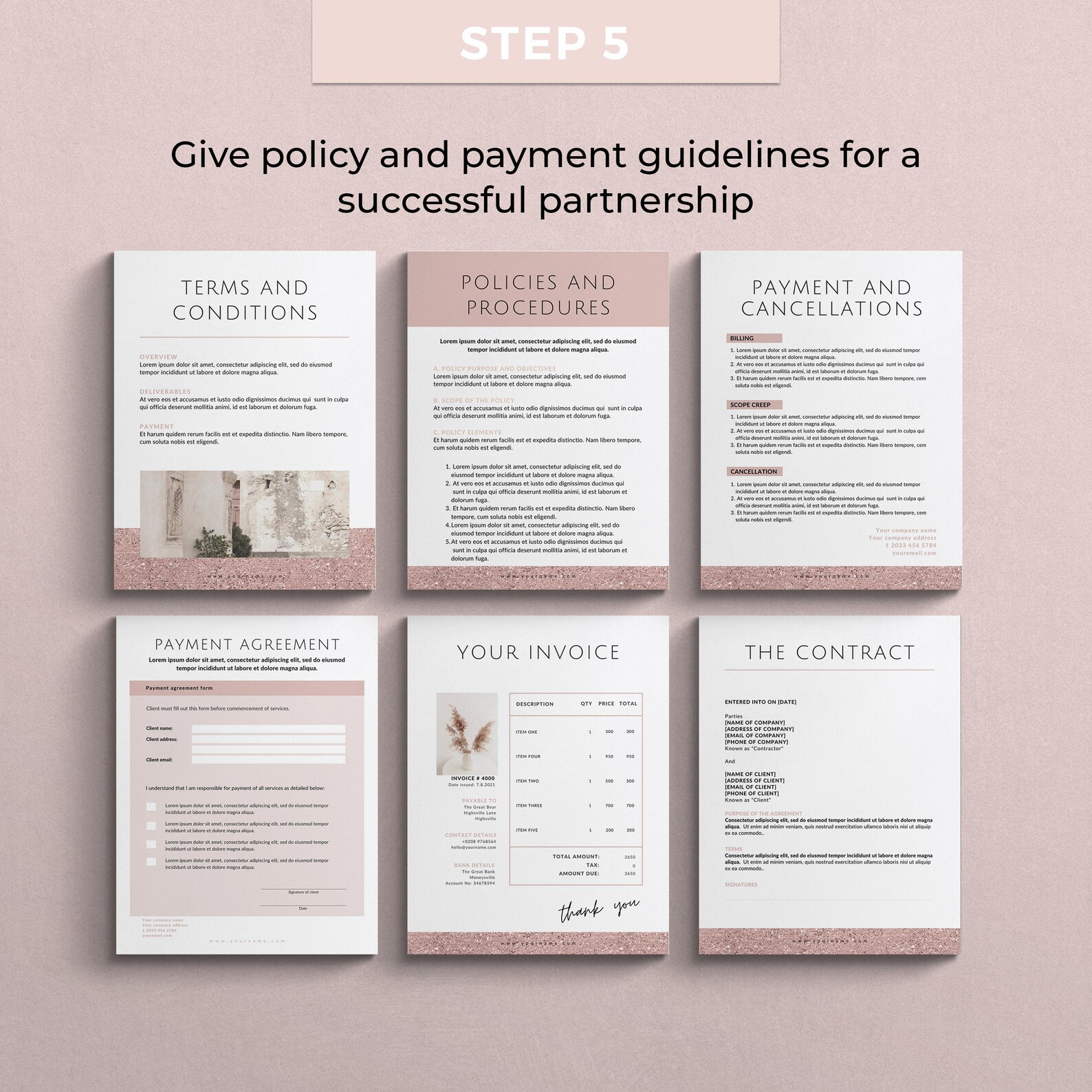 Client Welcome Kit Client Welcome Packet Template Canva - Etsy UK