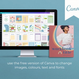Rainbow Ebook Template for Canva, Canva Ebook Template, Kid's Ebook ...