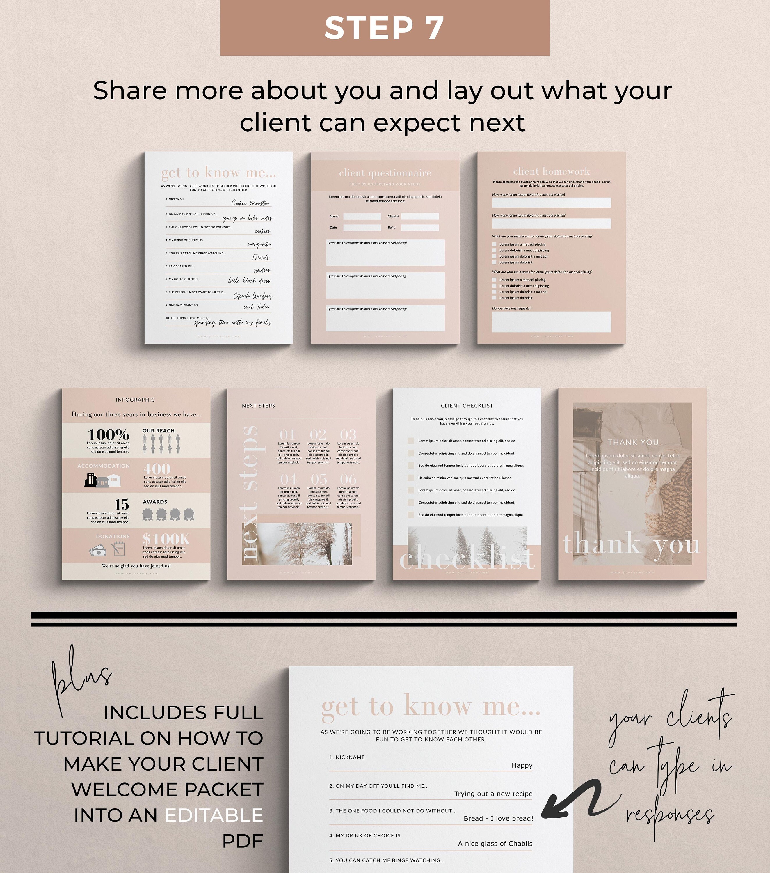 Client Welcome Kit Client Welcome Packet New Client | Etsy