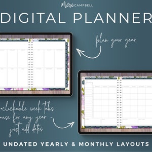 Goodnotes Digital Planner, iPad Digital Planner, Digital Weekly Planner ...