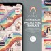 Rainbow Instagram Puzzle Grid Template Instagram Canva | Etsy UK