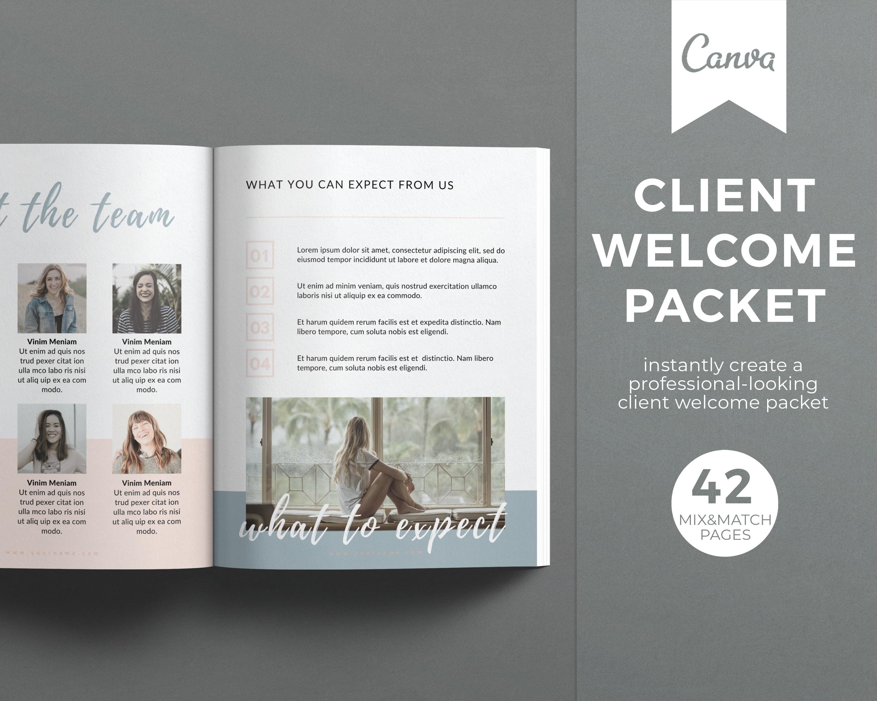 Paper New Client Welcome Planner Client Onboarding Template Client ...