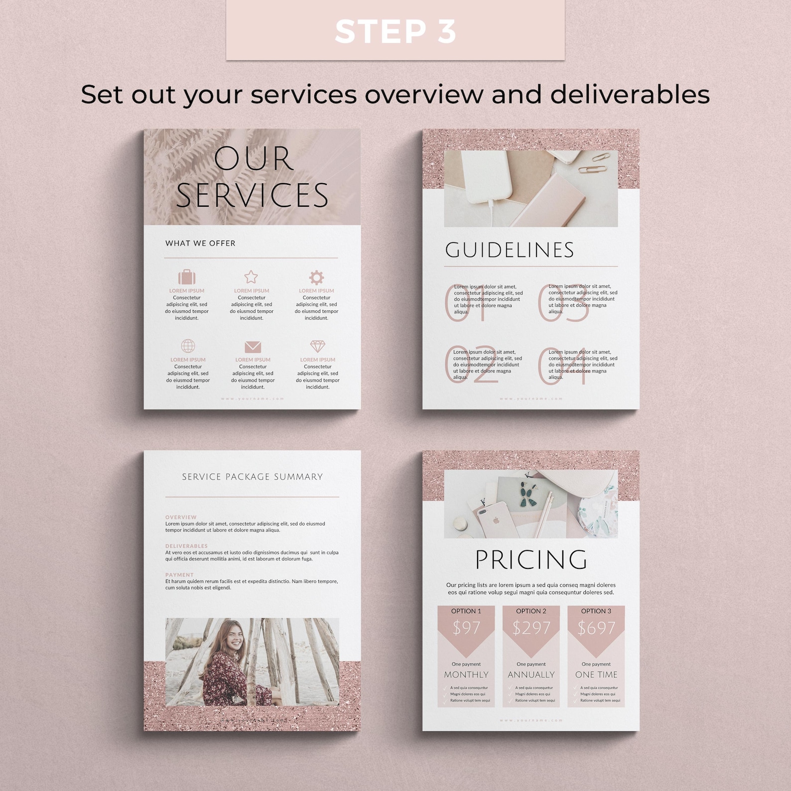 Client Welcome Kit Client Welcome Packet Template Canva | Etsy