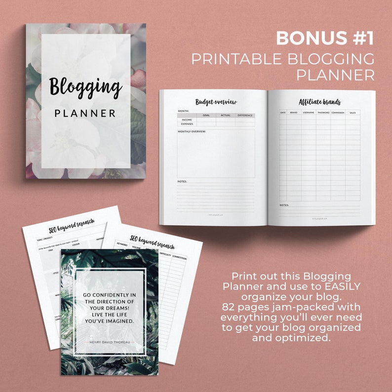 Blogger Template Kit Blog Graphics Template Kit Canva - Etsy UK