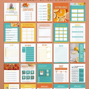Ebook Template, Workbook Template, Canva Template, Worksheet Templates ...
