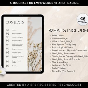 Gaslighting Journal Canva Template, Emotional Abuse Recovery, Self-help ...