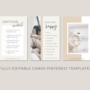 Coach Pinterest Template, Coaching Pinterest Template, Canva Template ...