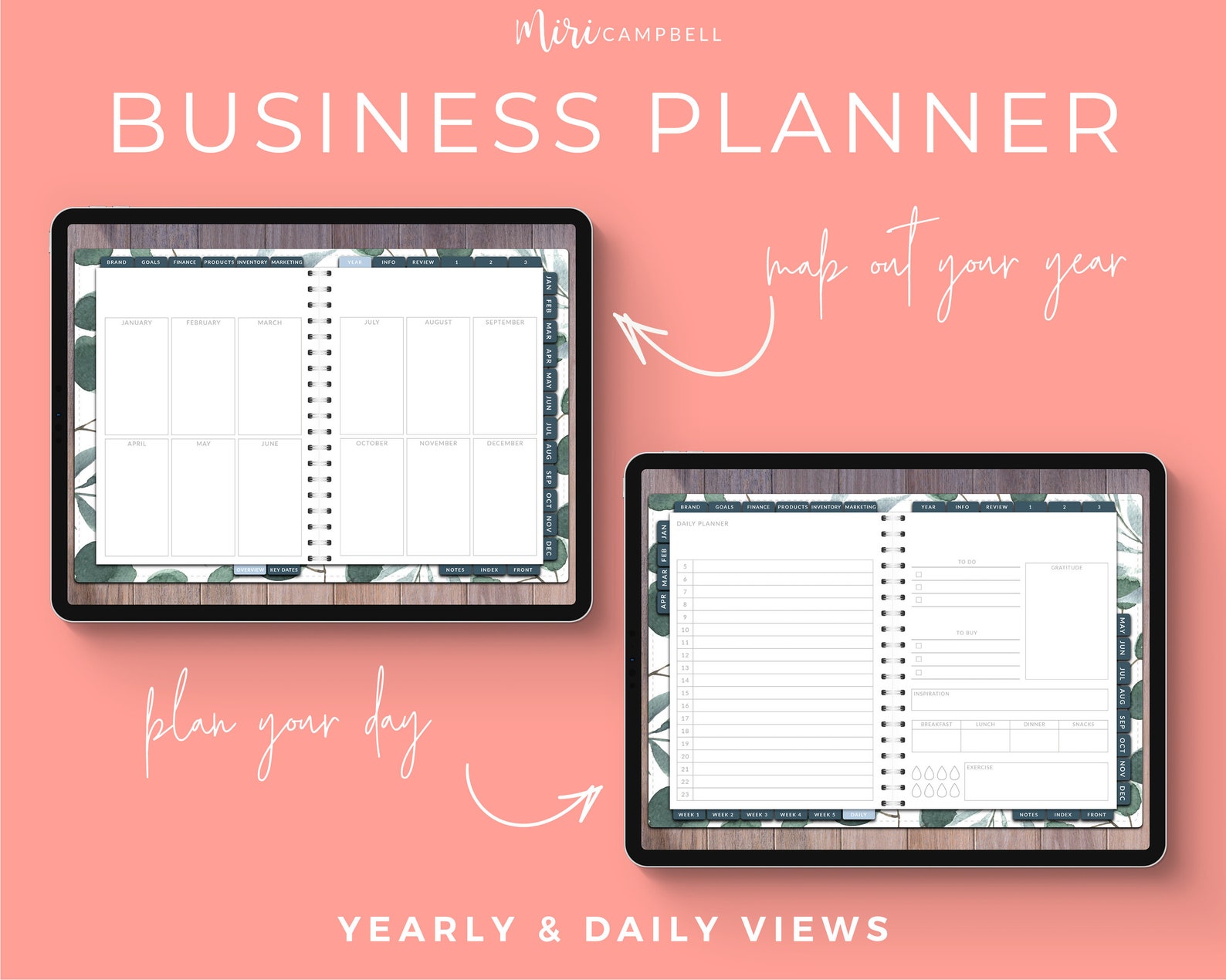 Digital Business Planner: Goodnotes iPad Planning (PDF Download) - Etsy