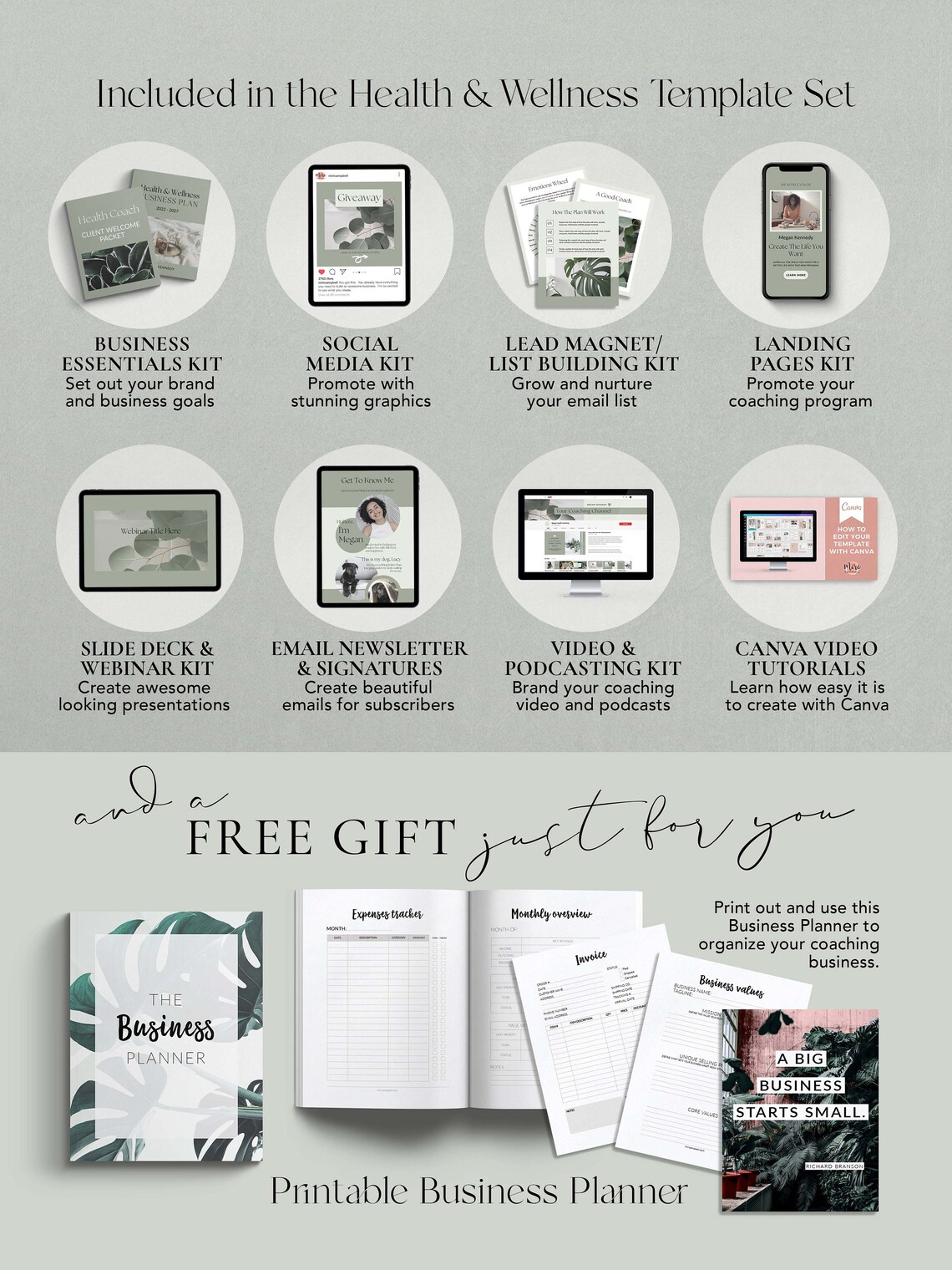 Health and Wellness Business Toolkit Health and Wellness - Etsy UK