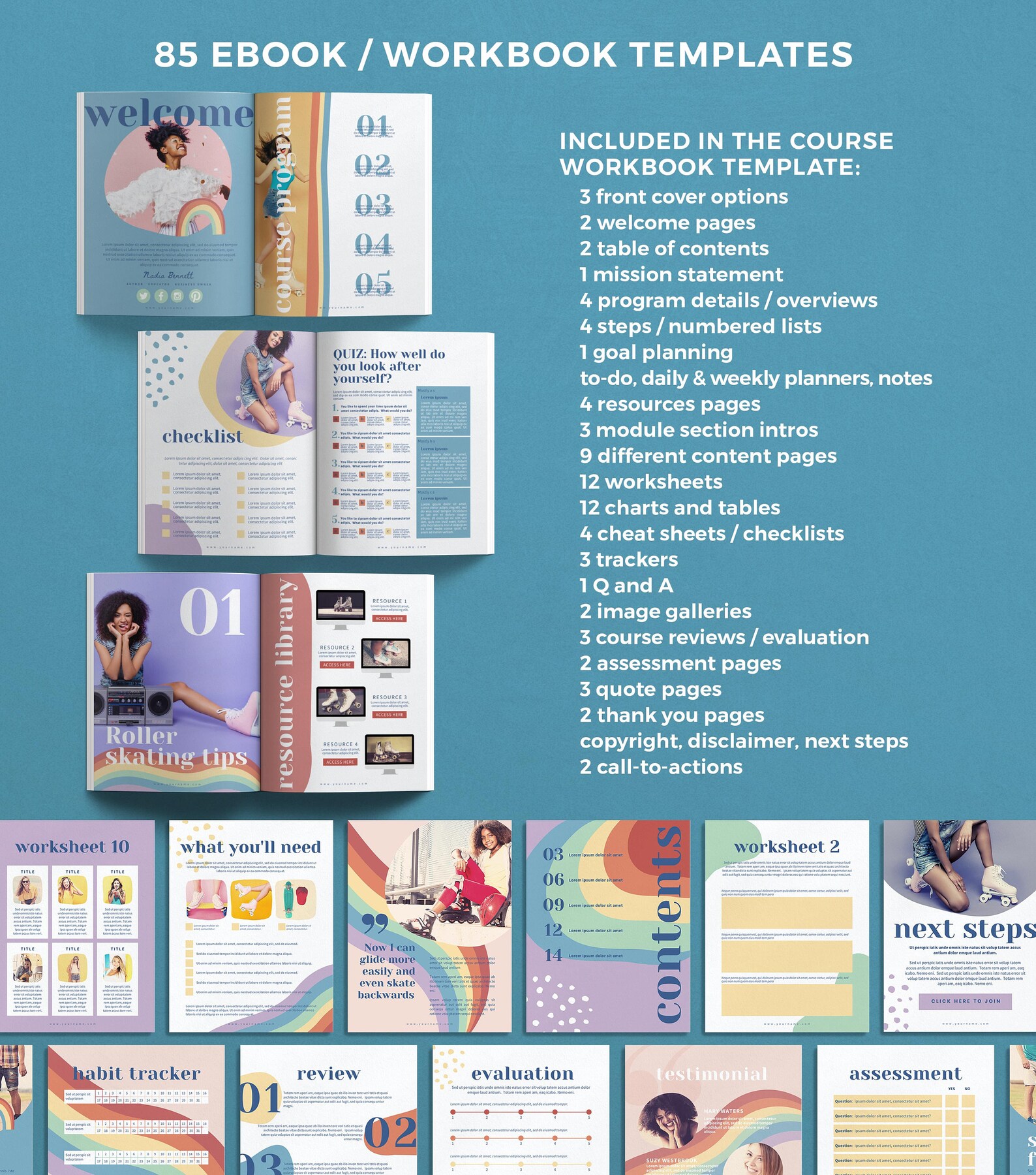 Canva Course Creator Toolkit Online Course Template Set - Etsy