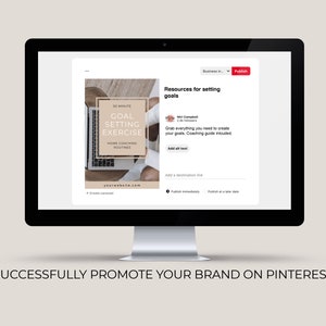Coach Pinterest Template, Coaching Pinterest Template, Canva Template ...