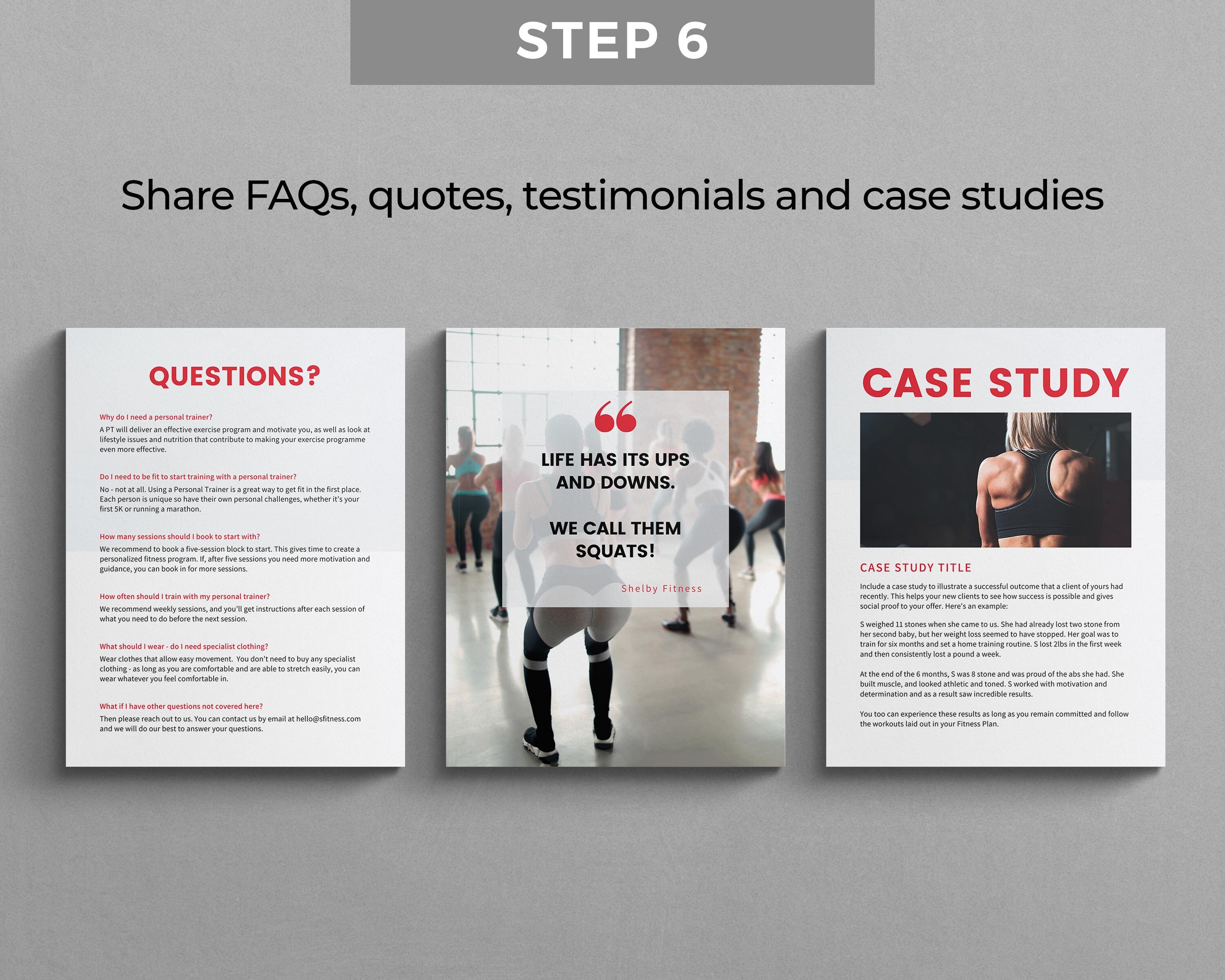 Personal Trainer Client Welcome Packet: Fitness Business Canva Template ...