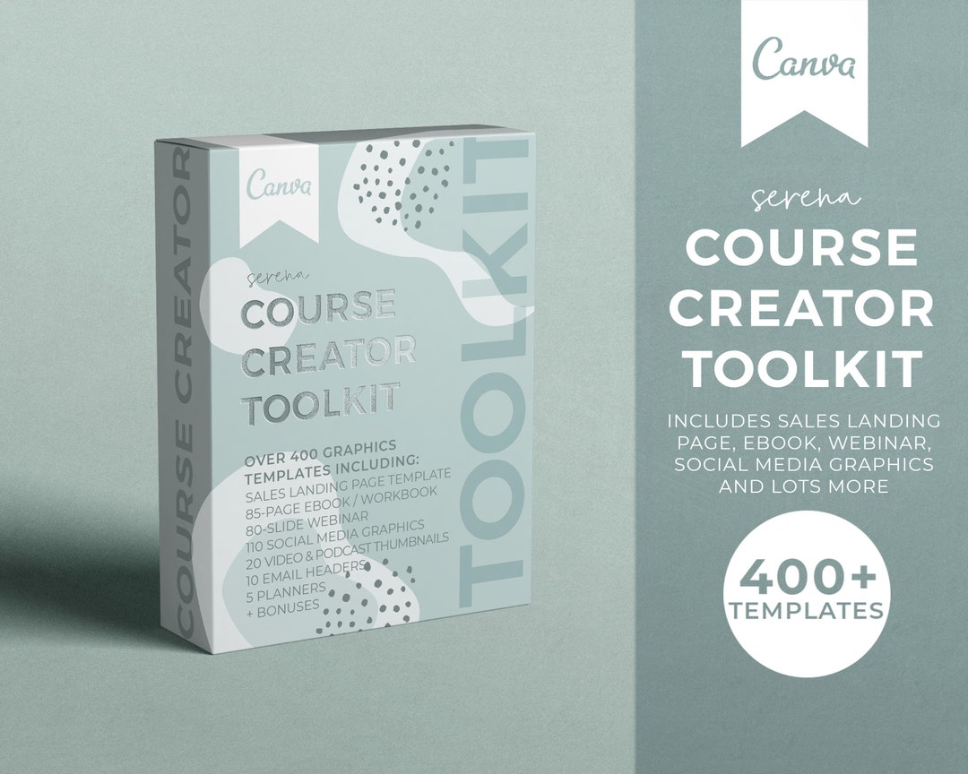 Ecourse Bundle, Course Creator Toolkit, Ebook Template, Webinar ...
