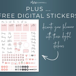 Digital Social Media Planner for Goodnotes, Social Media Planner ...