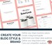 Blog Planner Printable Printable Blog Post Planner Blog SEO - Etsy