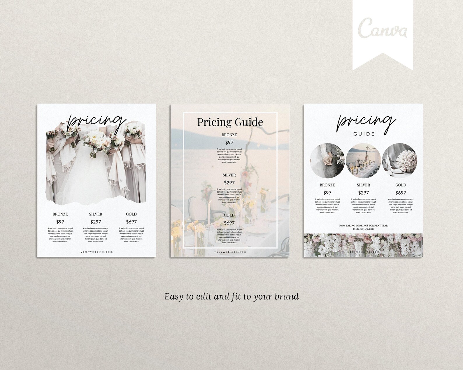 Pricing Guide Templates Price Guide Templates Canva - Etsy