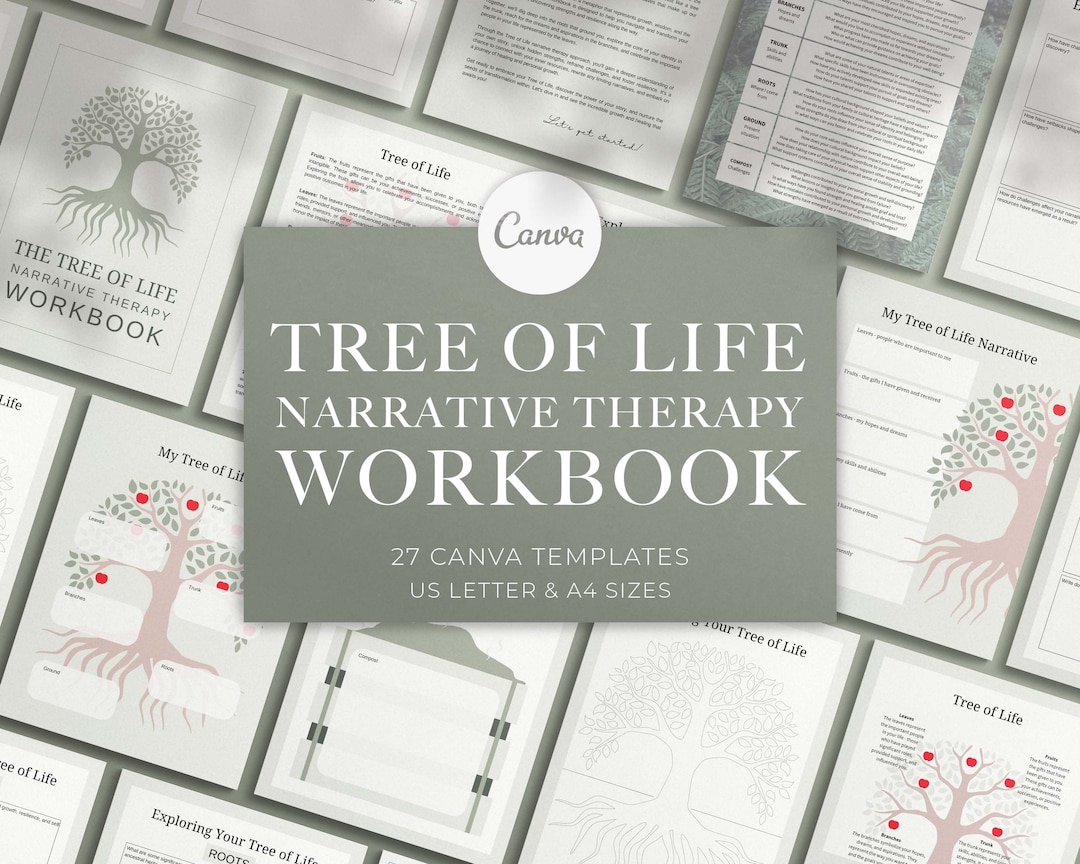 Narrative Therapy Tree of Life Canva Template Therapy Tool - Etsy Australia