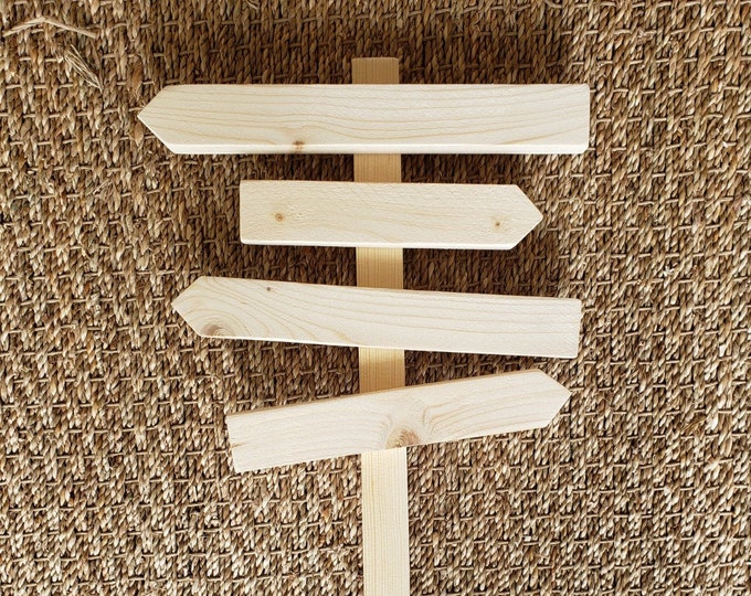 You Pick the Colors, 4 DIY Wood Sign and Stake With Stand, Wooden ...