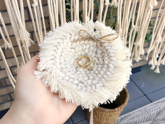 Boho ring holder store