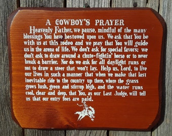 Rodeo Prayer - Etsy