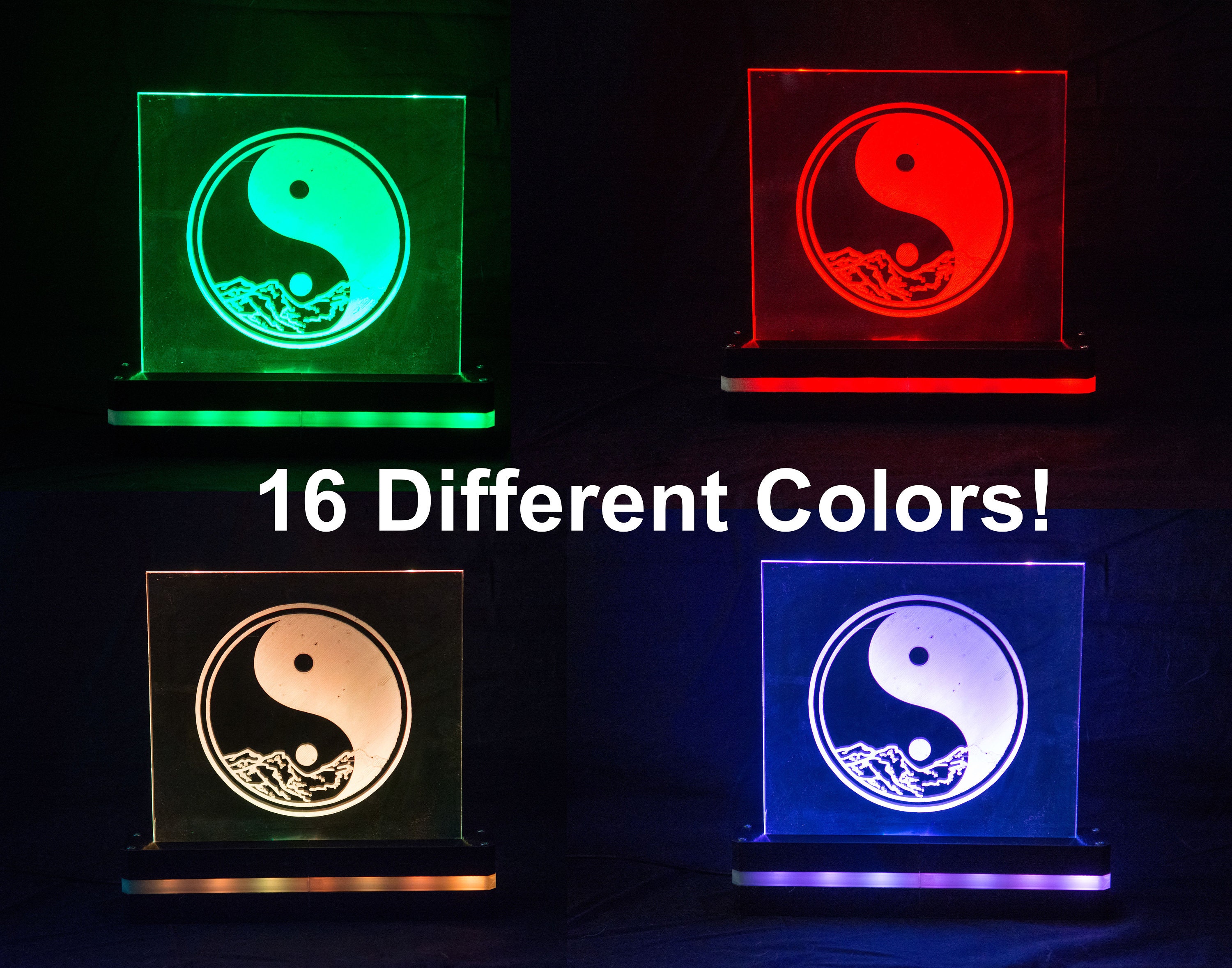 Custom Engraved LED Acrylic Display - Etsy