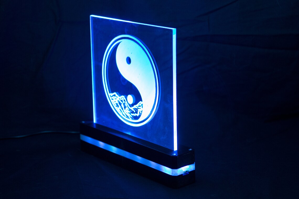 Custom Engraved LED Acrylic Display - Etsy