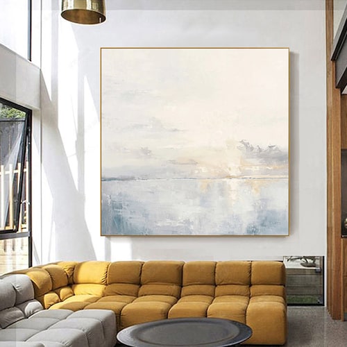 Large Canvas Wall Art Landscape Modern Abstract Painting on - Etsy