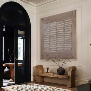 Brown Minimalist Painting Brown Wall Art 3d Texture Painting - Etsy