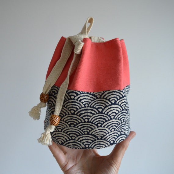 Drawstring Project Bag PATTERN, 4 Sizes, Beginner Bag Drawstring Project Bag PATTERN, 4 Sizes, Beginner Bag