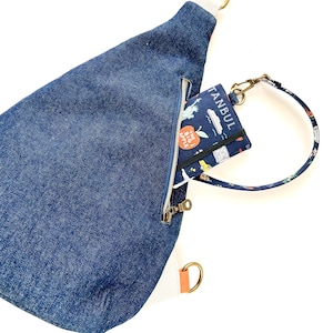 Finn Sling Bag SEWING PATTERN, Unisex Sling Bag Pattern, Mini Sling Bag ...