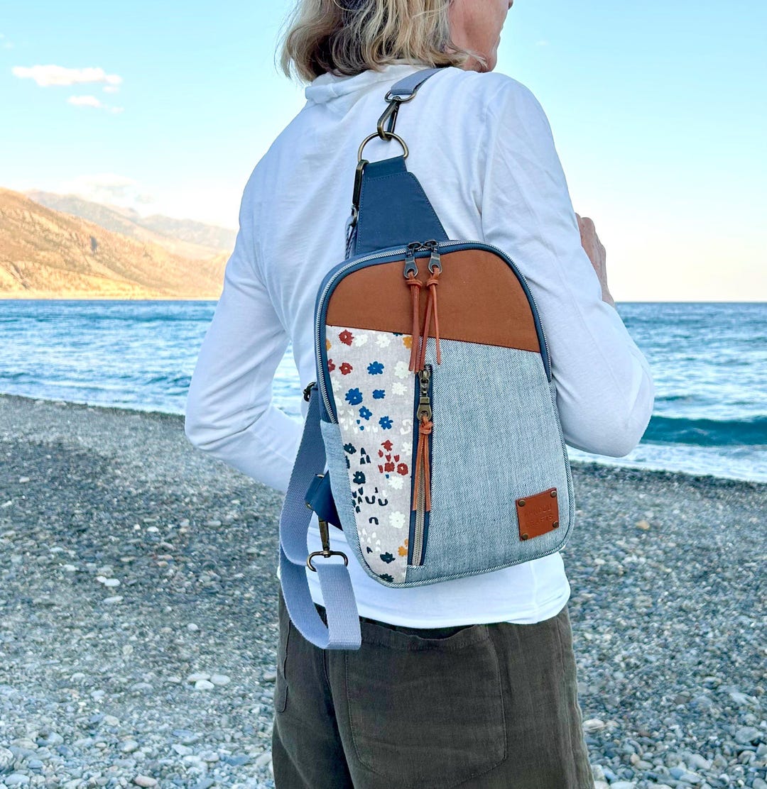 Sling Bag PATTERN : Trio Convertible Backpack | Easy Bag Tutorial ...