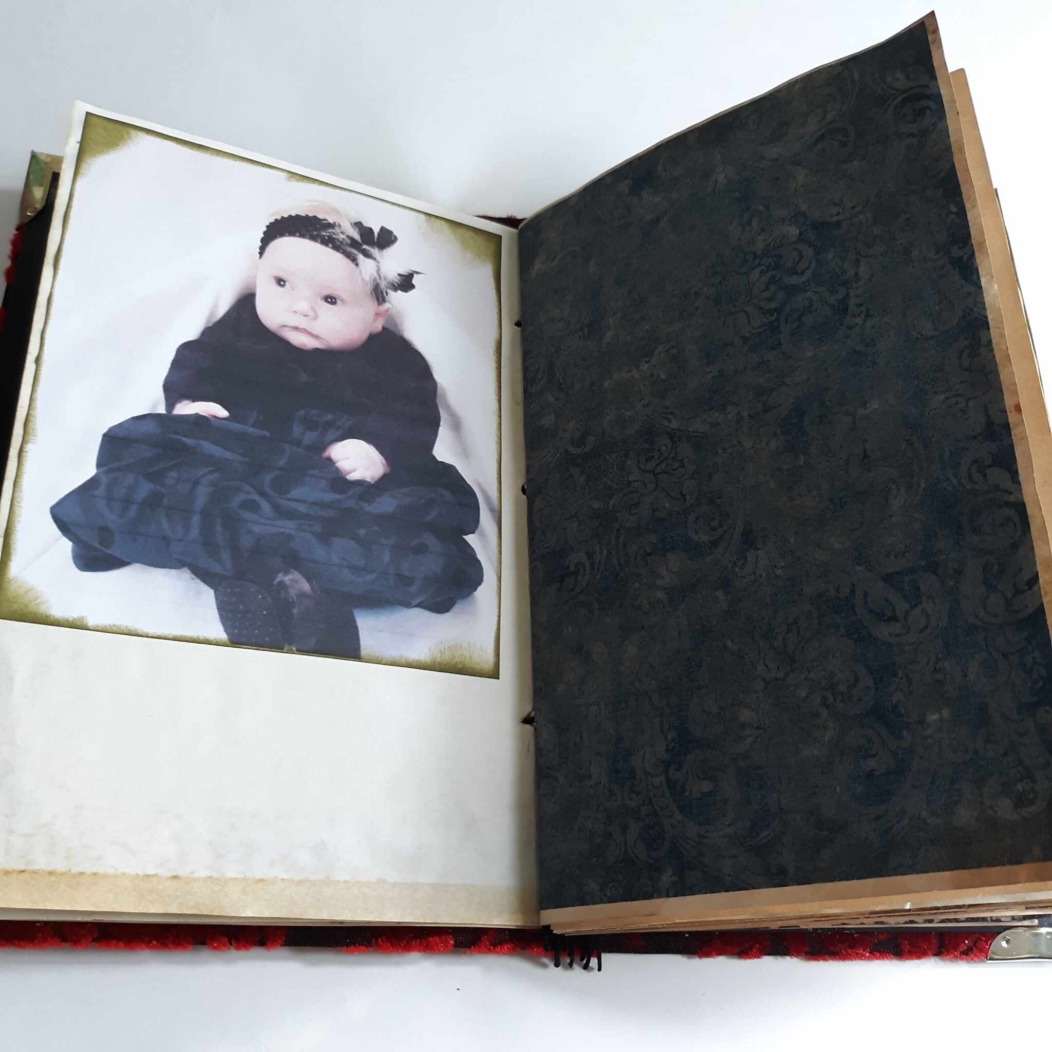 Ruby Gothic Junk Journal Handmade 72 Pages - Etsy