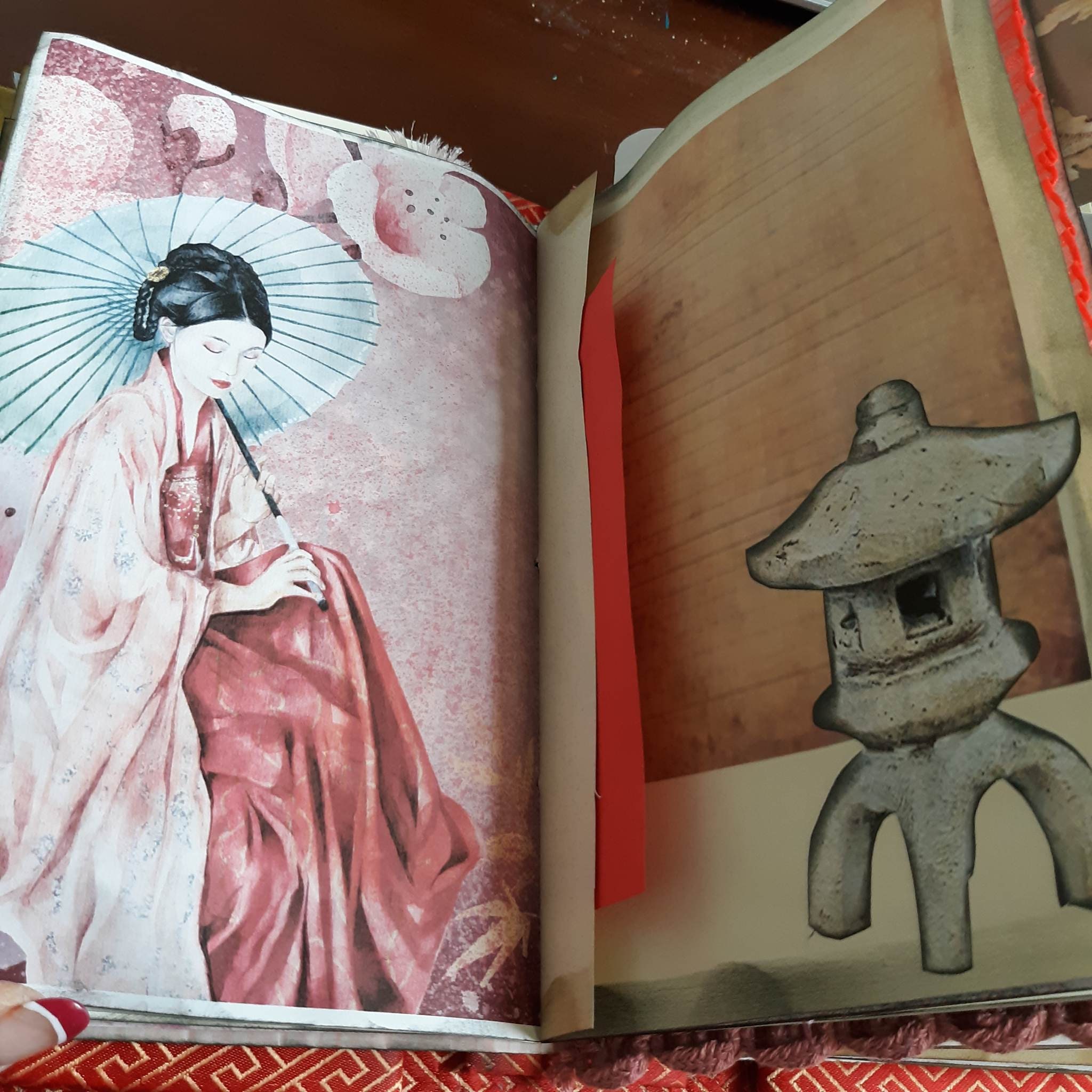 Handmade Asian Fusion Junk Journal Chunky Texture Rich Includes ...