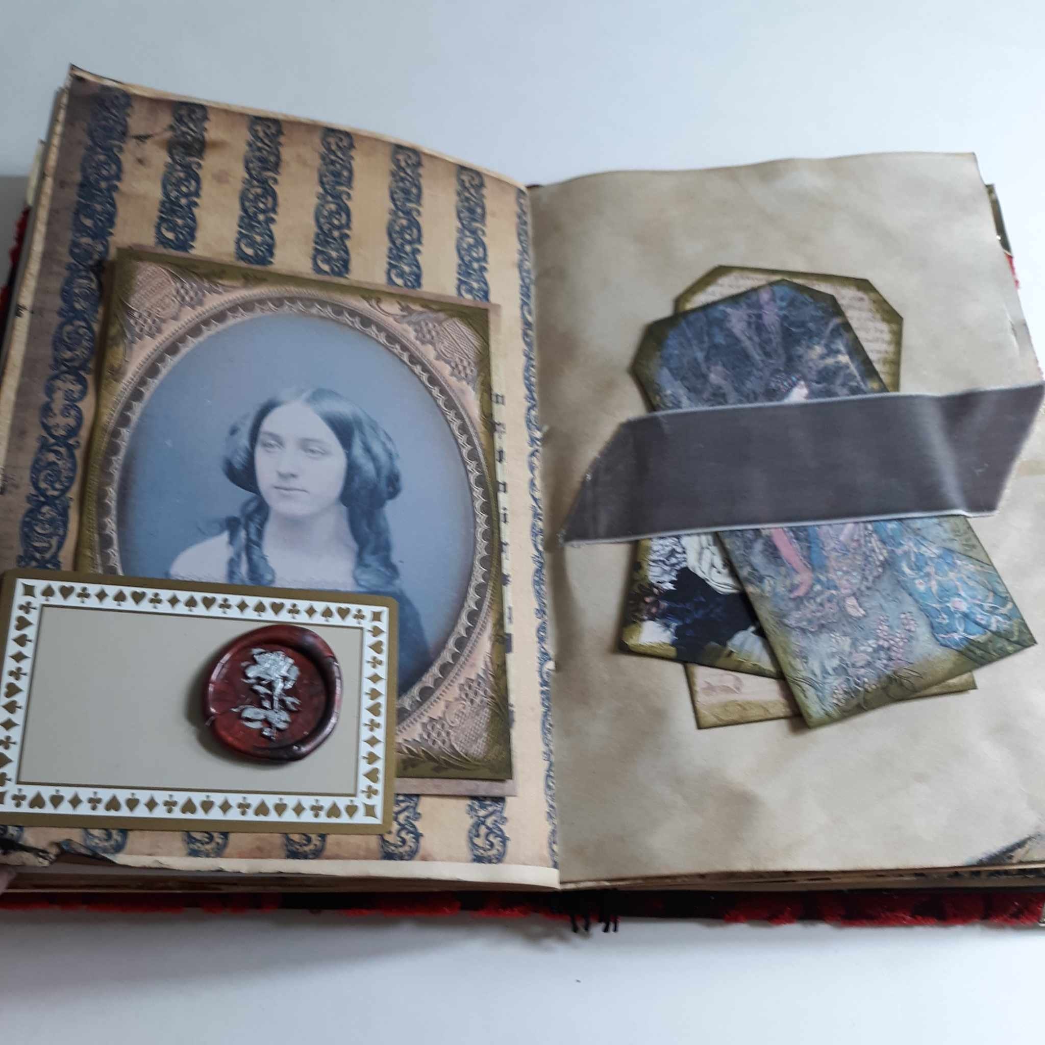 Ruby Gothic Junk Journal Handmade 72 Pages - Etsy