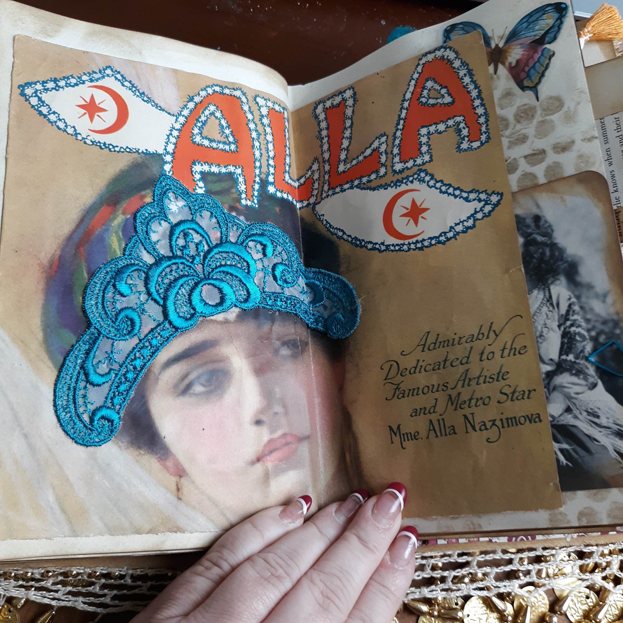 Handmade Gypsy Junk Journal Chunky Textured 50 Pages Colorful ...