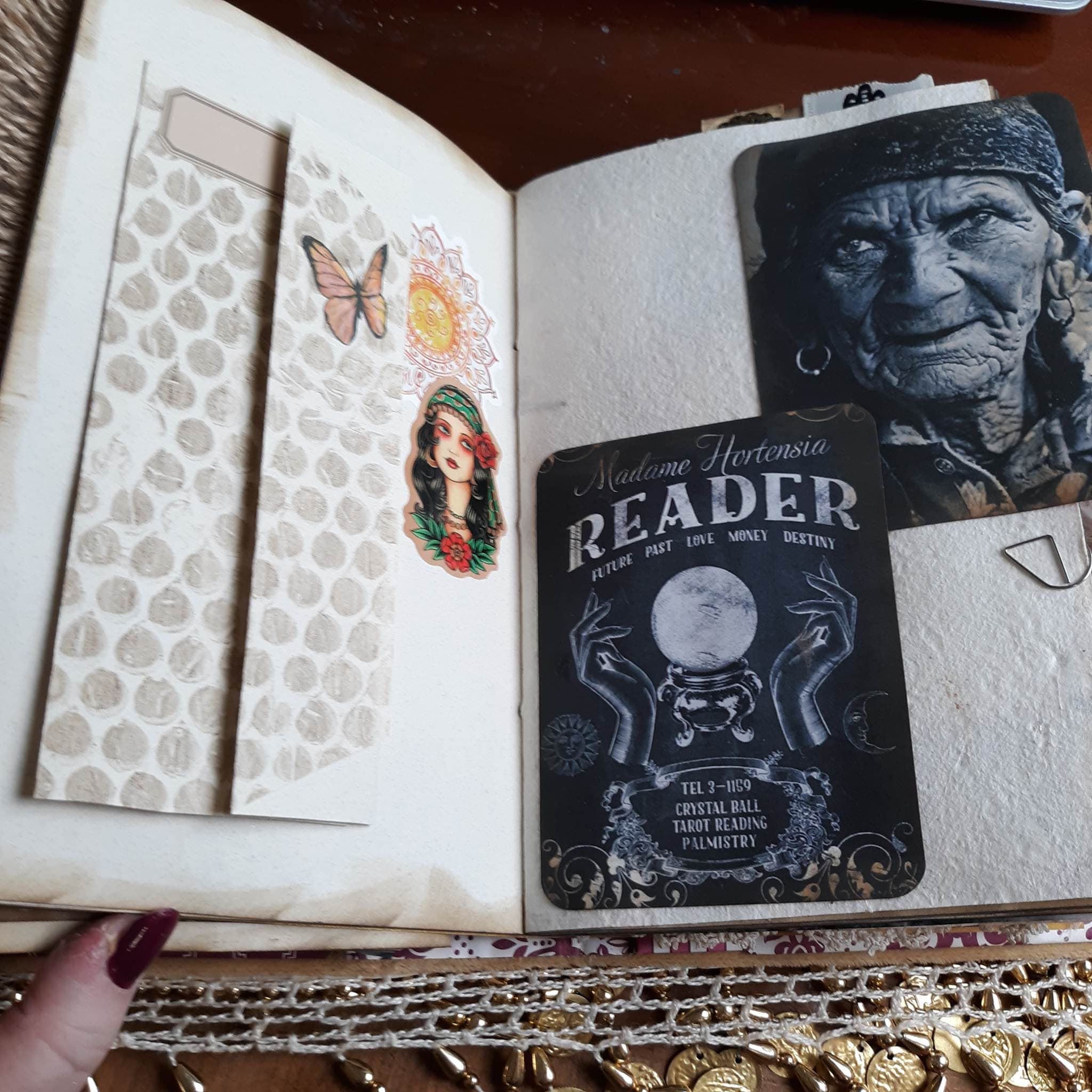 Handmade Gypsy Junk Journal Chunky Textured 50 Pages Colorful ...