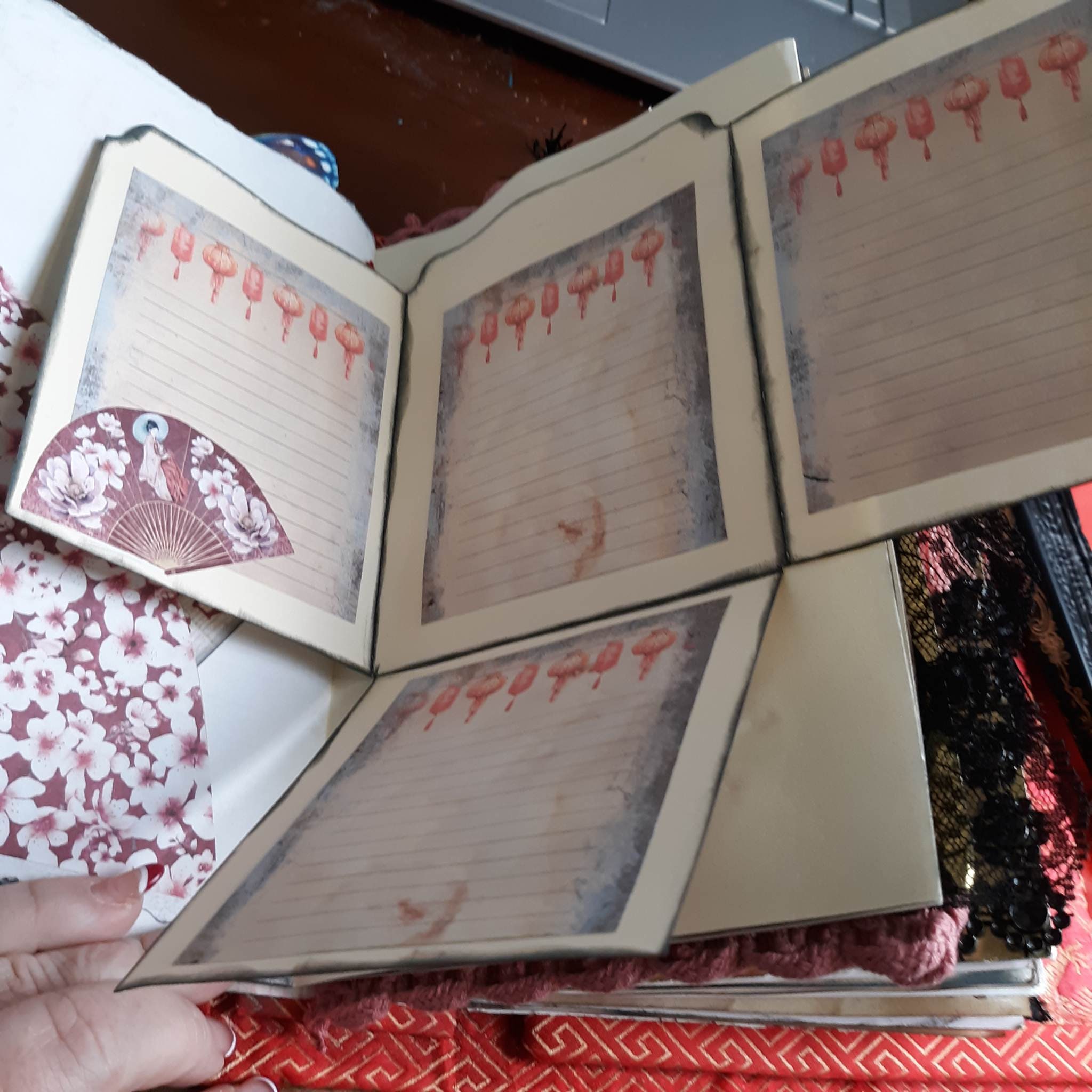 Handmade Asian Fusion Junk Journal Chunky Texture Rich Includes ...