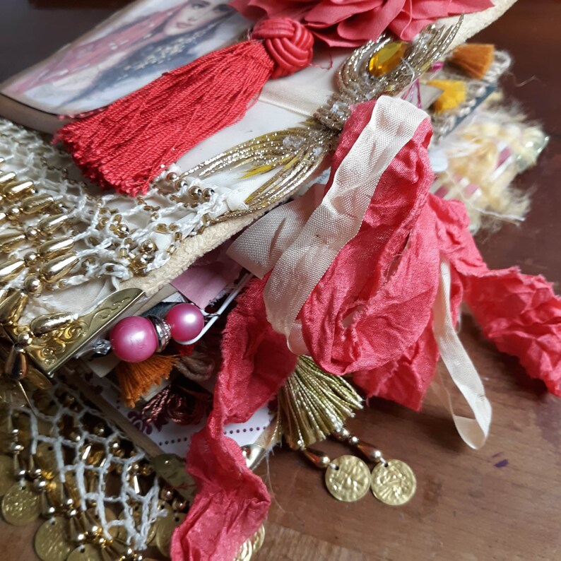 Handmade Gypsy Junk Journal Chunky Textured 50 Pages Colorful ...