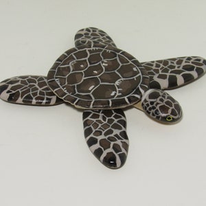 Sea Turtle Painted Rock Hand Painted Rock Turtle Rock Art Animals ...