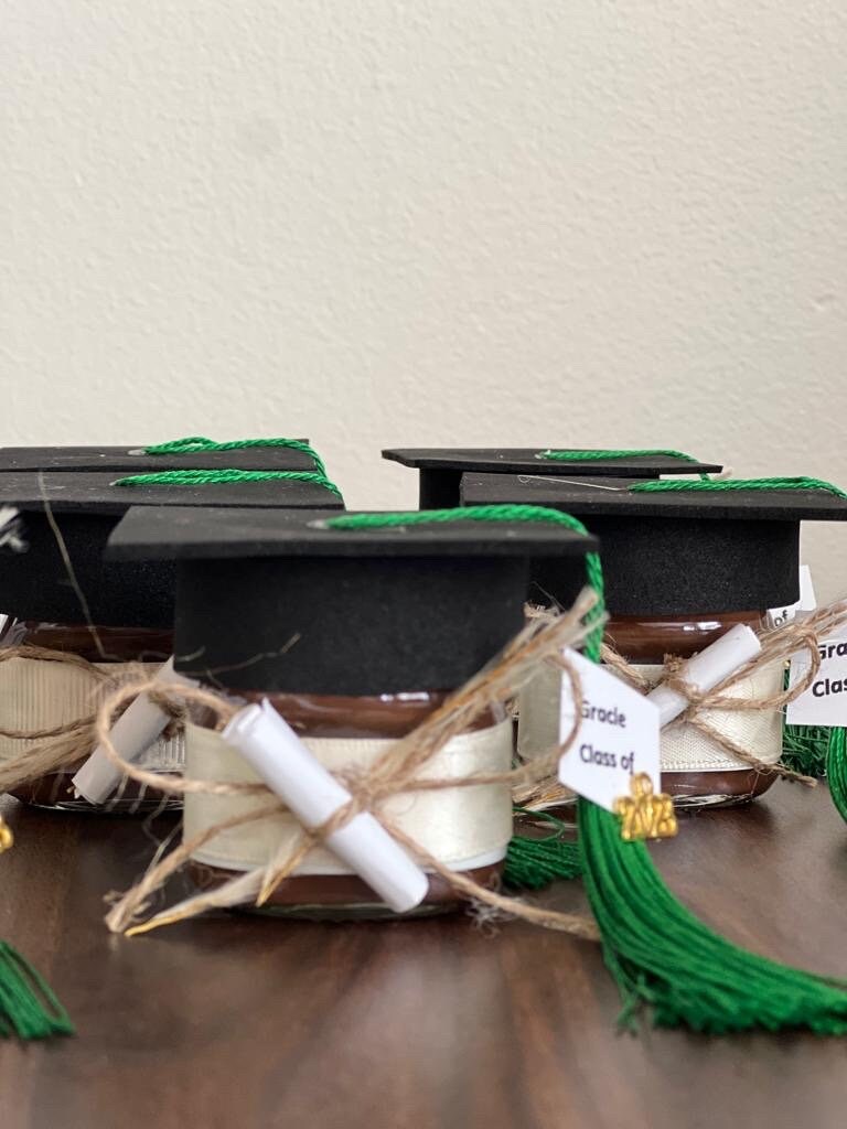 Graduation Party Favors, Nutella Graduation Favor, Candle Graduation ...