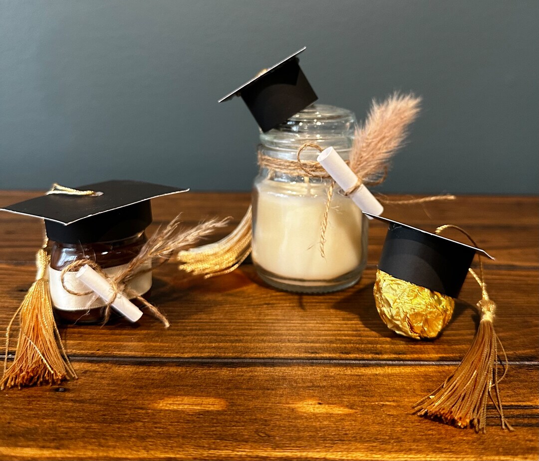 Graduation Party Favors, Nutella Graduation Favor, Candle Graduation ...