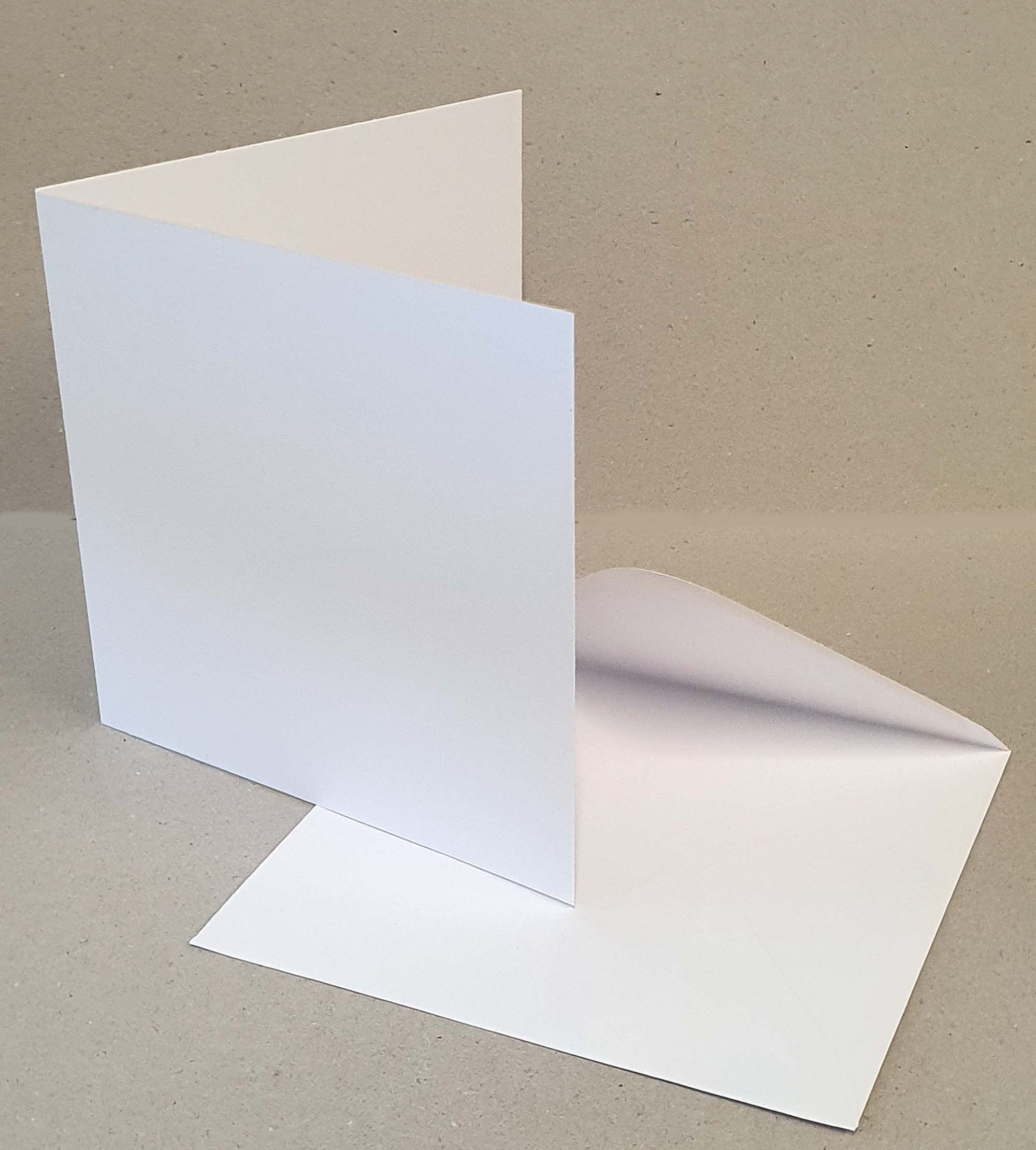A4 Folding to A5 300gsm White Pre Creased Card Blanks and - Etsy UK