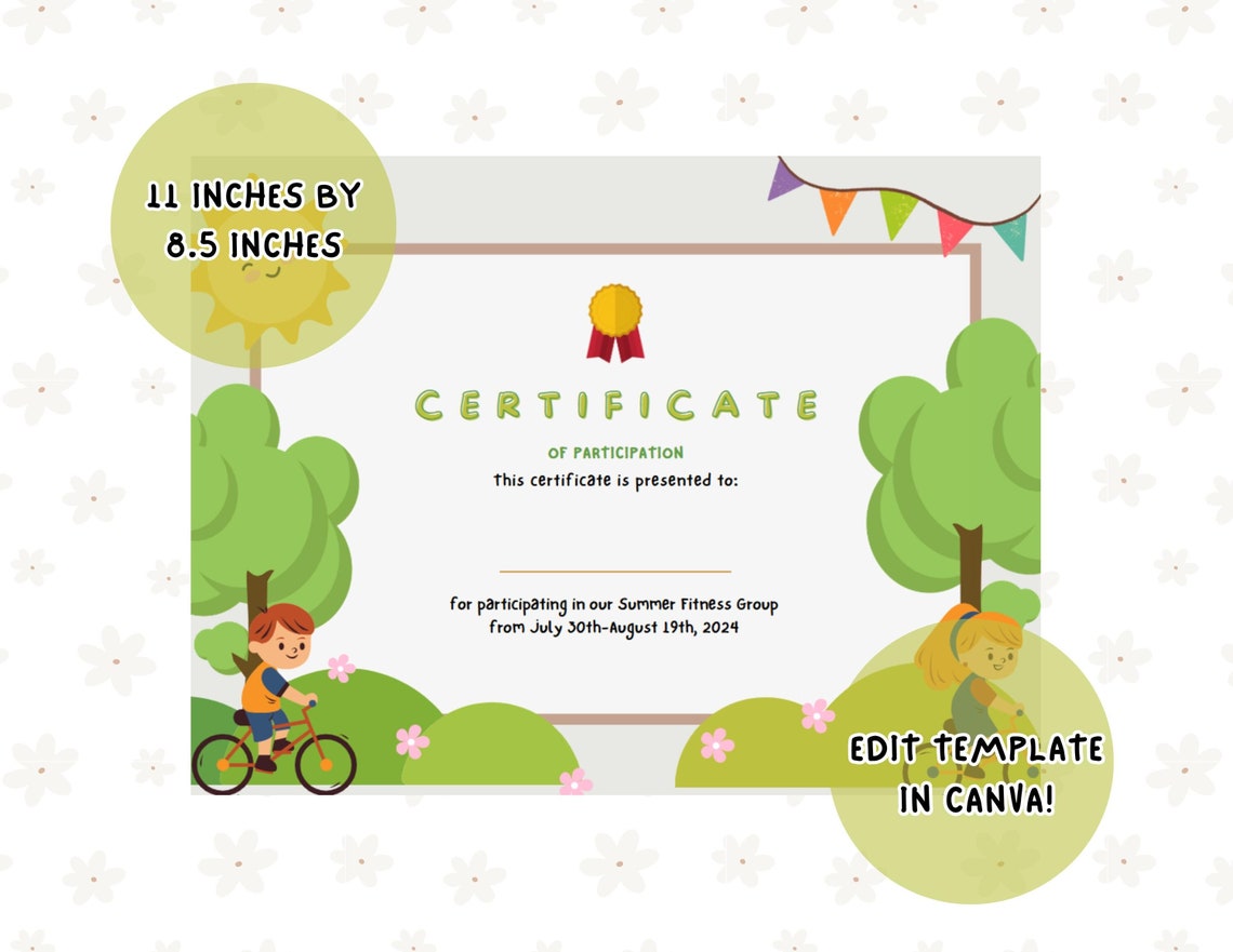 Physical Therapy Fitness Group Certificate of Completion Graduation ...